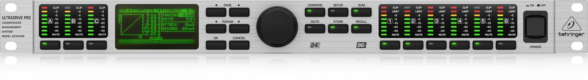 Behringer DCX2496 - Cyfrowy procesor głośnikowy - Sklep muzyczny Supersound