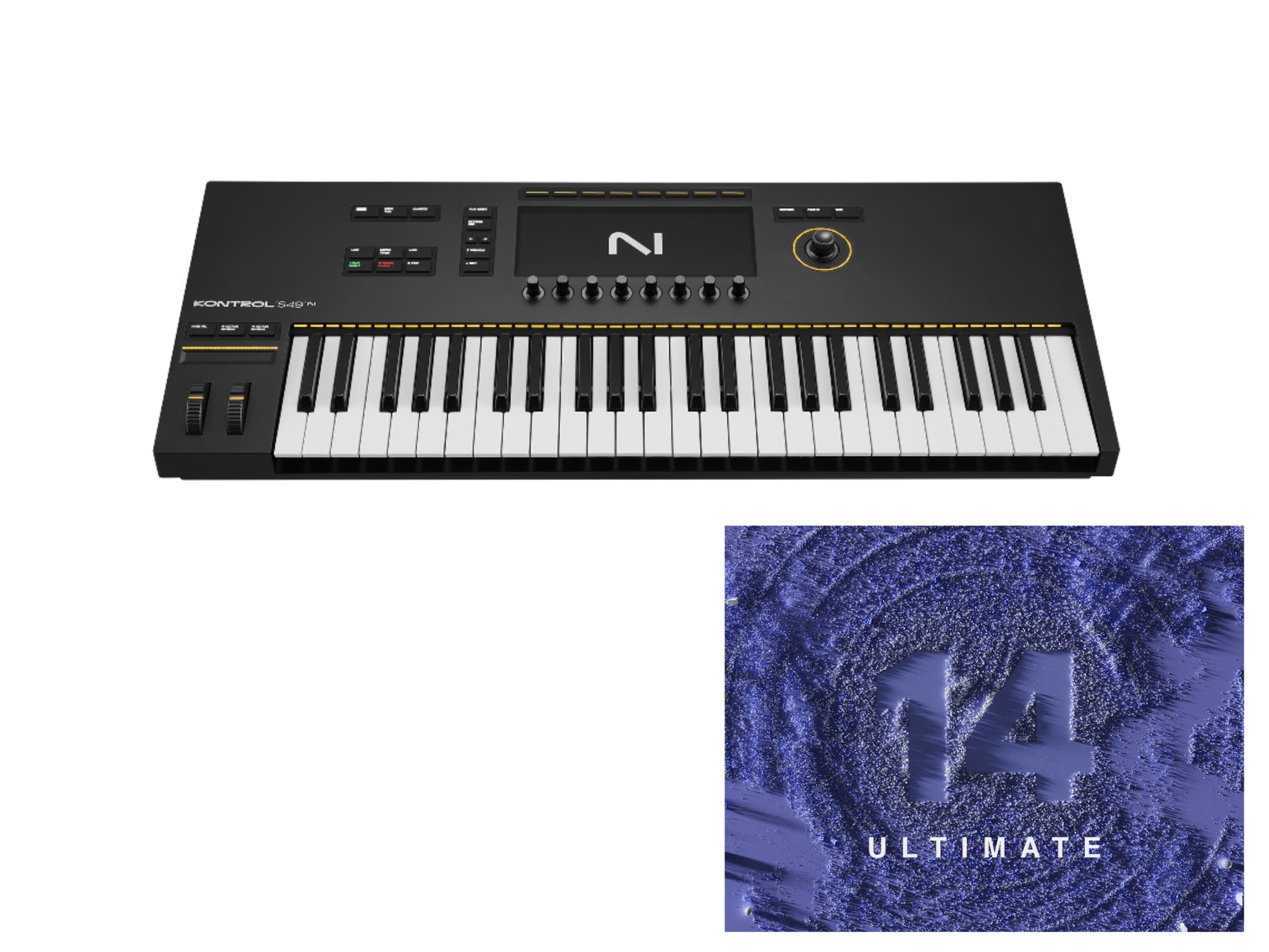Native Instruments KONTROL S49 MK3 + Native Instruments KOMPLETE 14 ...