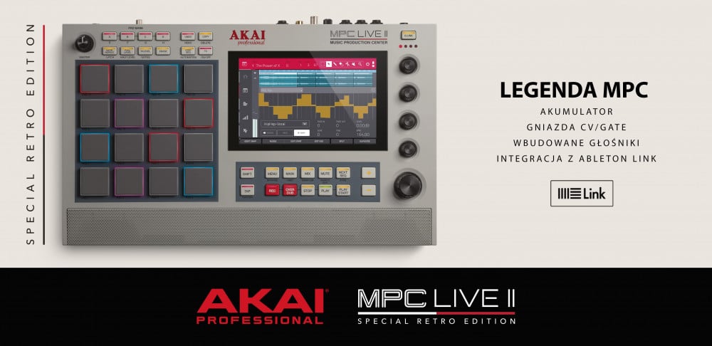 Firma Akai Professional zapowiedziała edycję MPC Live II Retro! - Sklep ...