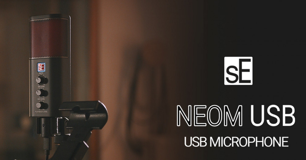 NEOM - nowy mikrofon USB od sE - Sklep muzyczny Supersound